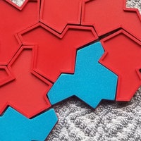 Einstein "one Stone" Tile Set | Hat Tile Set | Aperiodic Tessellating ...