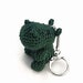 Hippo Keychain, Bag Charm, Keyring Crocheted Size Mini - Etsy