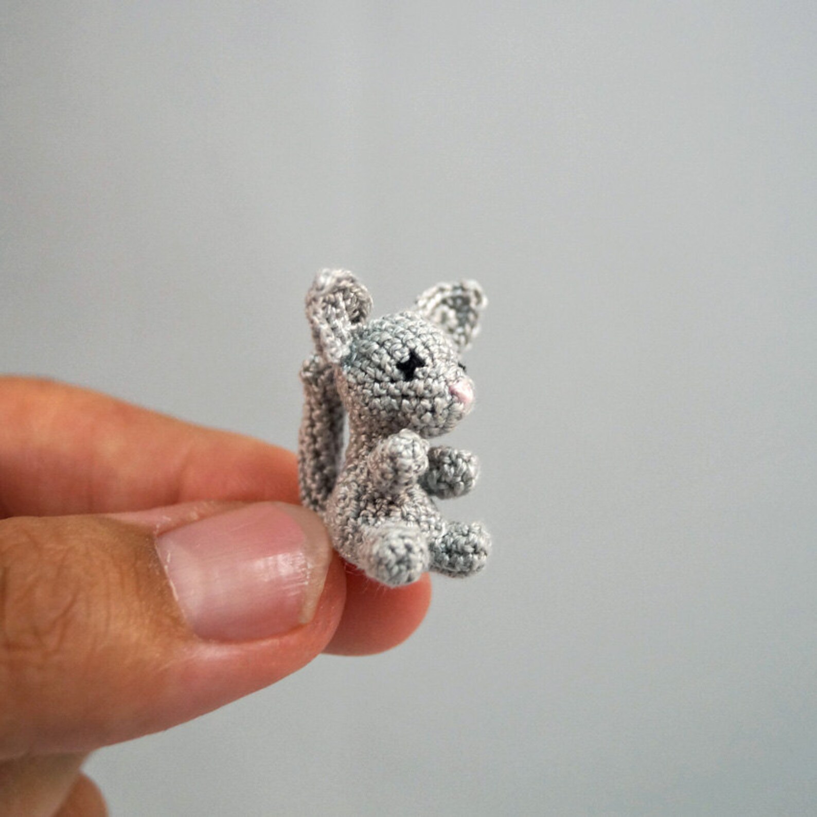 Nano Crocheted Cat Extreme Miniature Crochet - Etsy