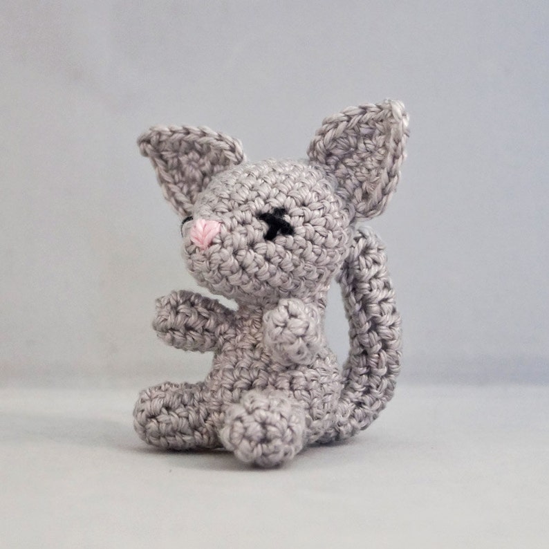 Small Crocheted Cat | Etsy