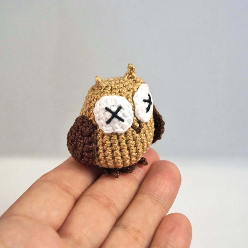 Mini Crocheted Owl - Etsy