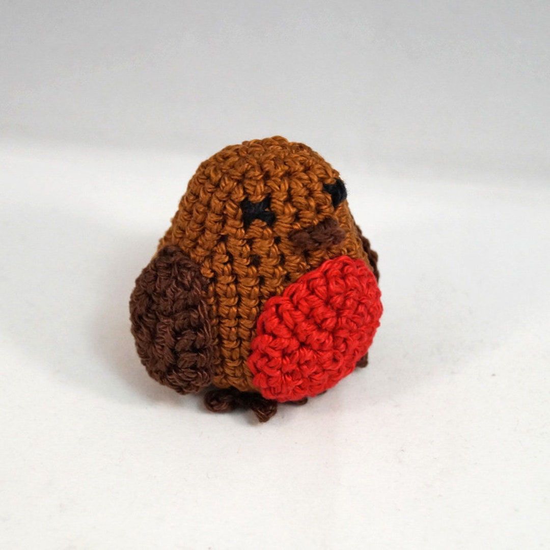 Small Crocheted Robin - Etsy