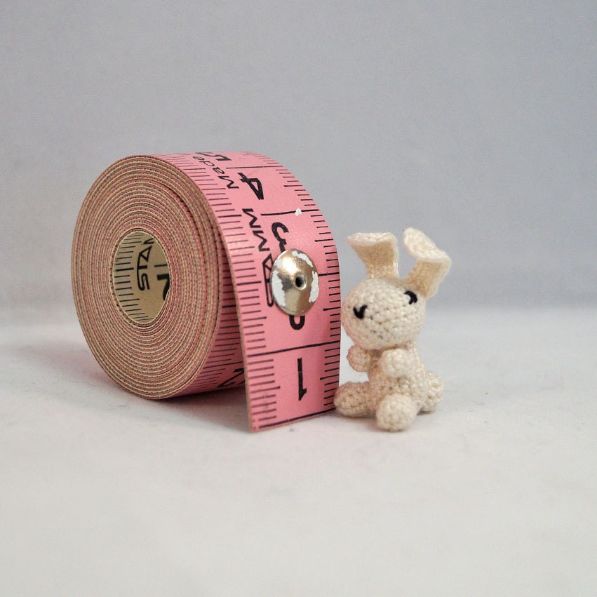 Nano Crocheted Bunny Extreme Miniature Crochet - Etsy