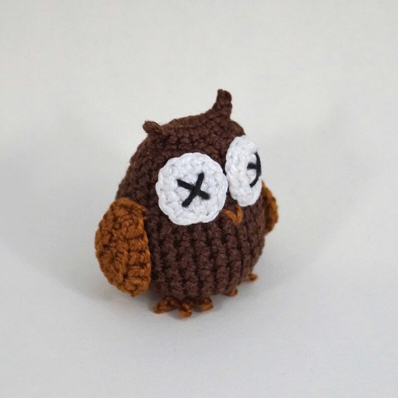 Mini Crocheted Owl - Etsy