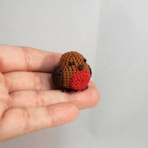 Micro Crocheted Robin - Etsy