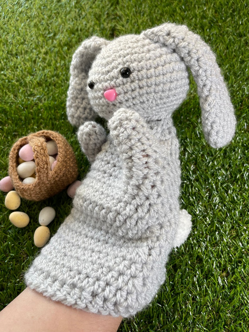 Crochet Pattern Bunny Rabbit Animal Hand Puppet PDF PATTERN - Etsy