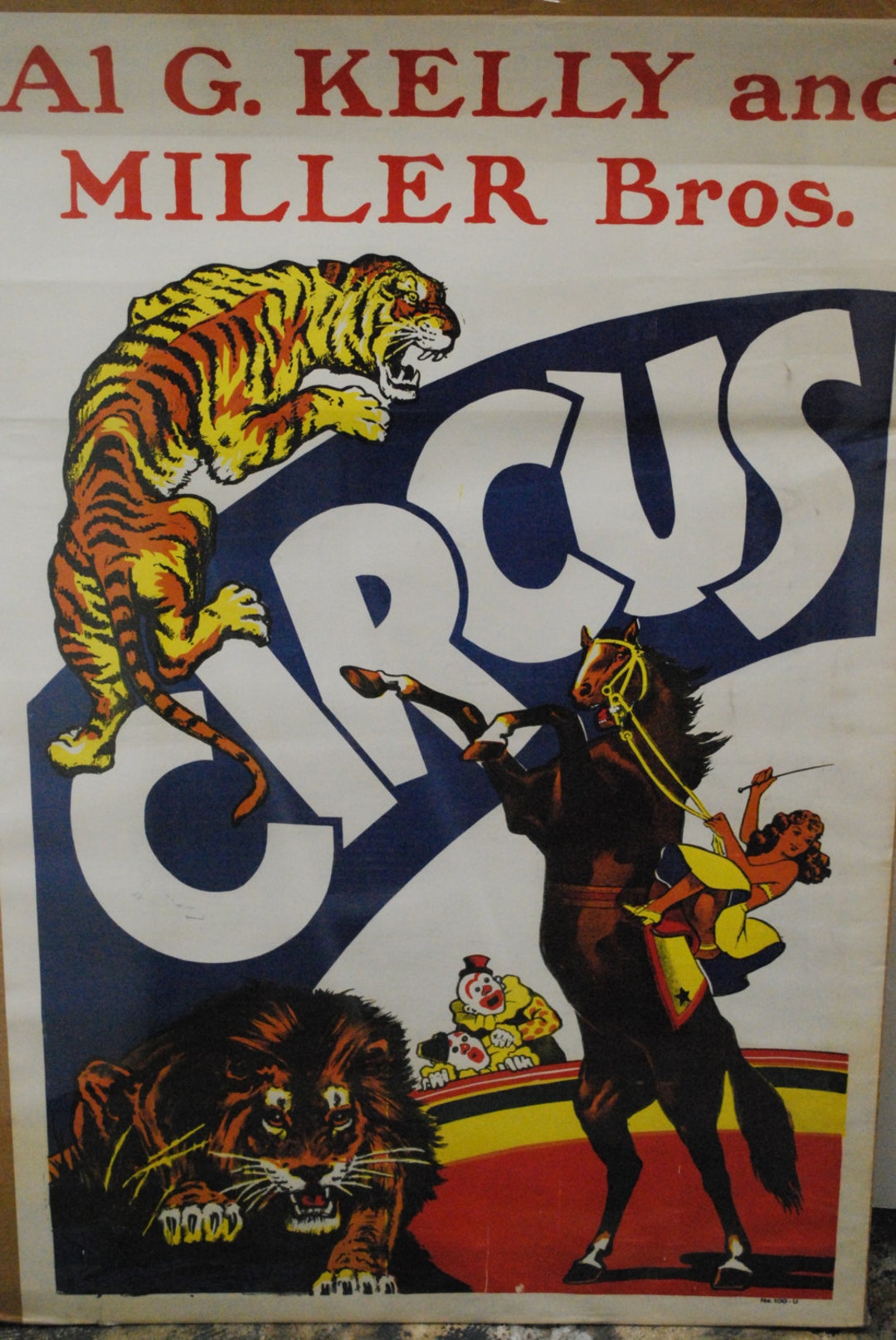 Al G. Kelly and Miller Bros. Circus Poster - Etsy