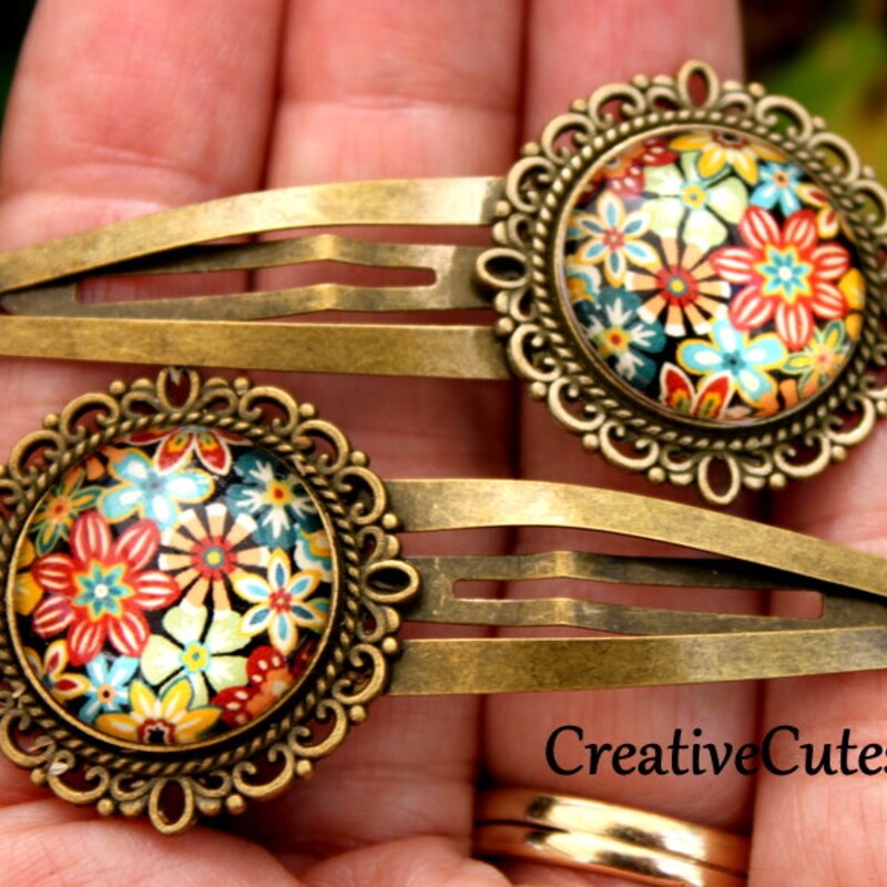 Snap Hair Clips - Etsy