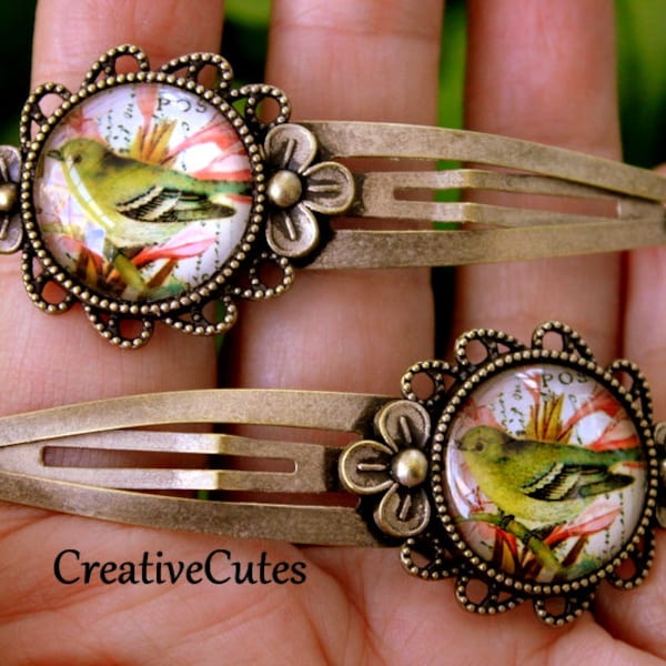 Bird Hair Clip - Etsy