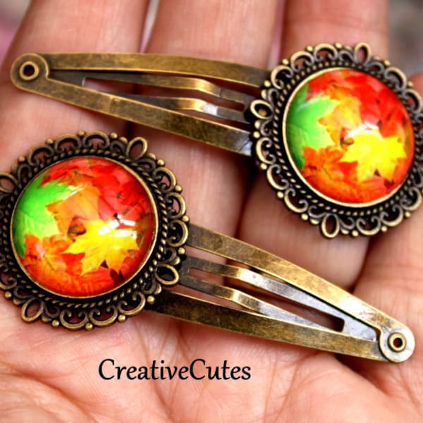 Leaf Hair Clip - Etsy