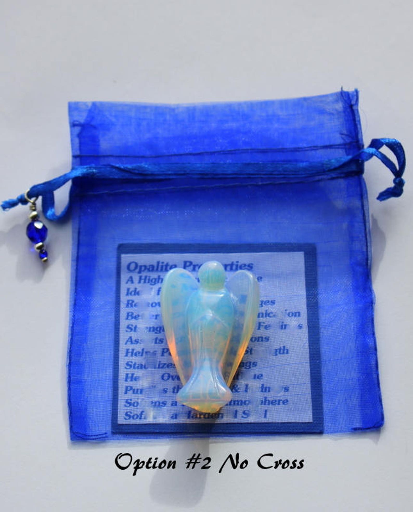 Pocket Angel Opalite Angel Touch Stone Comfort Token | Etsy