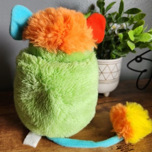 Green Popples Putter, 8 Popple, Small Size Vintage Plush Toy, Original ...