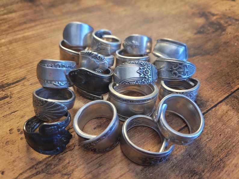 Surprise Silver Spoon Ring. - Etsy