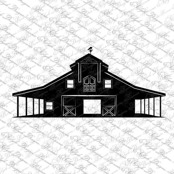 Barn Dxf - Etsy