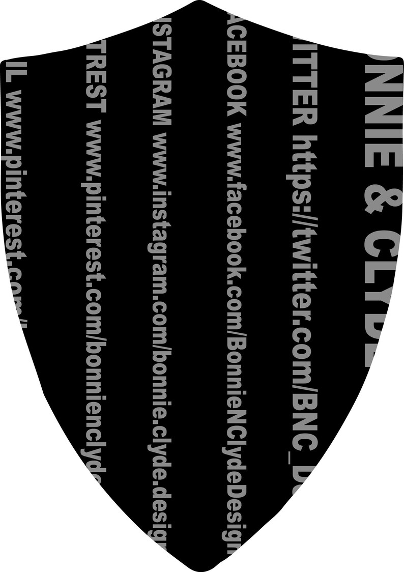 Shield Silhouette SVG DXF PNG Instant Digital Download Cutting File ...