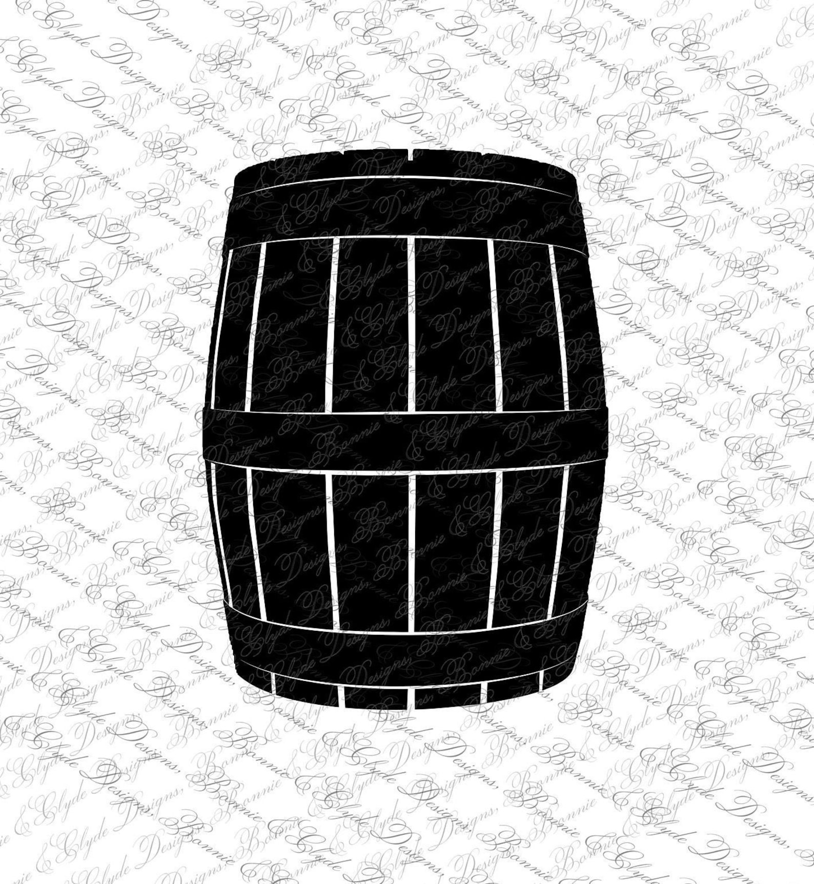 Barrel Instant Digital Download SVG PNG DXF Jpeg Cutting Files Clip Art ...