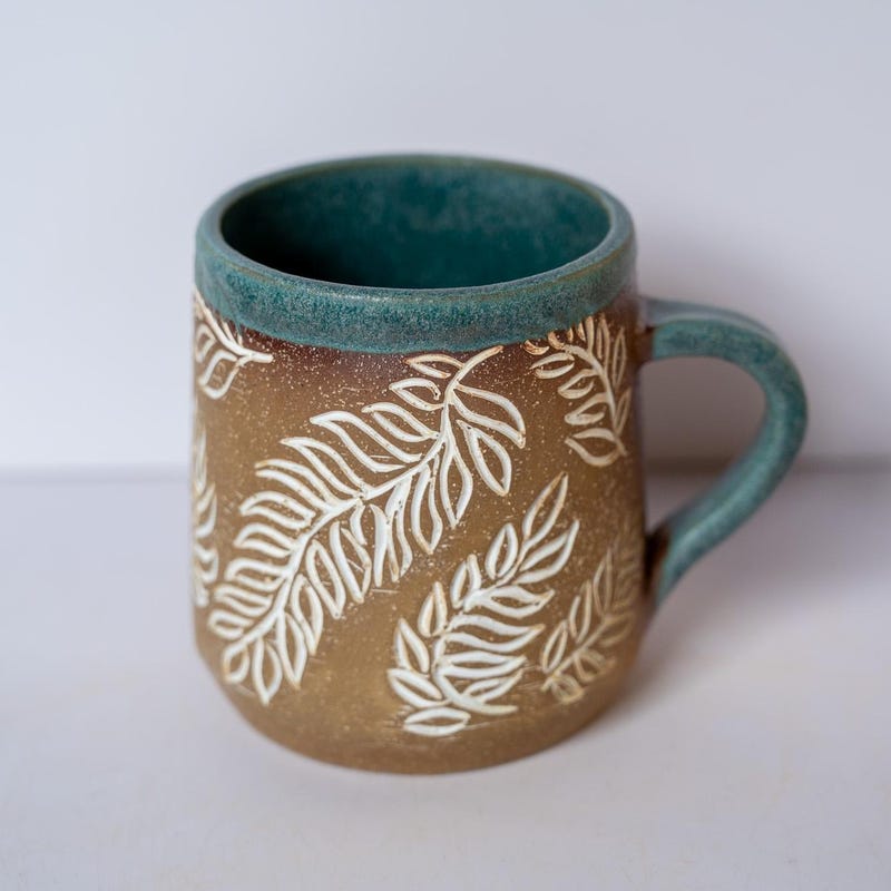 Sgraffito Mug - Etsy