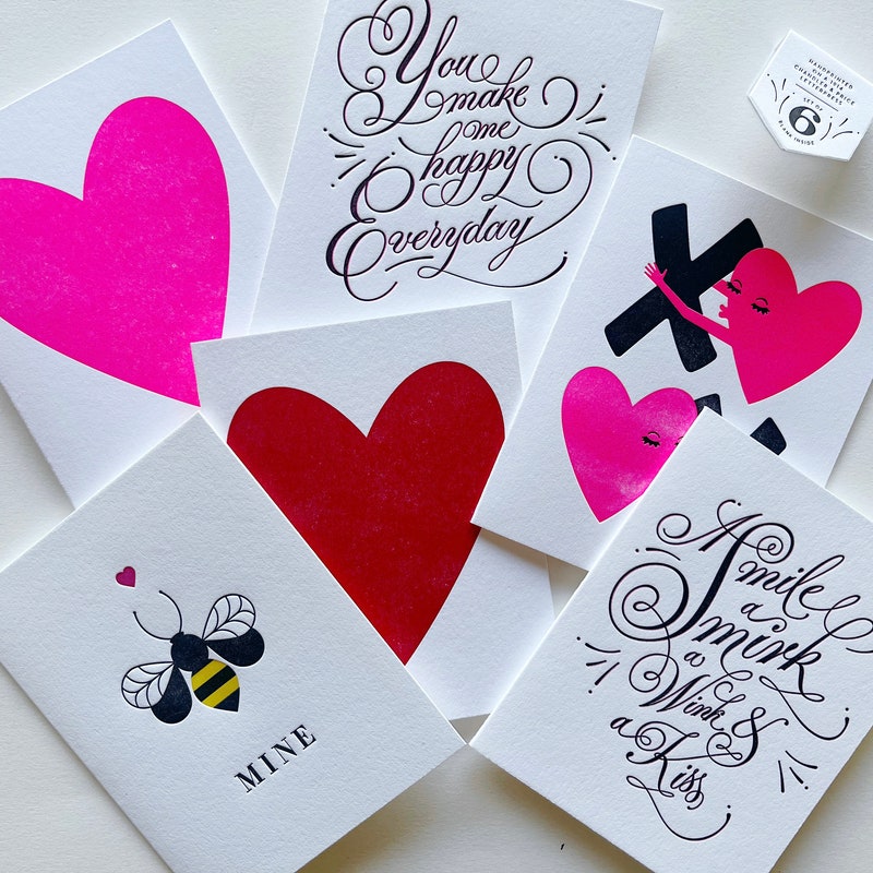 Boxed Valentine Cards - Etsy