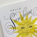 Hello Sunshine : Boxed Set of Six Letterpress Cards - Etsy