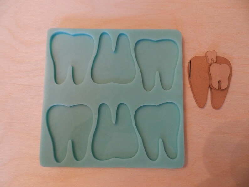 Tooth Silicone Mold for Resin and Epoxy. Sized for Use on - Etsy