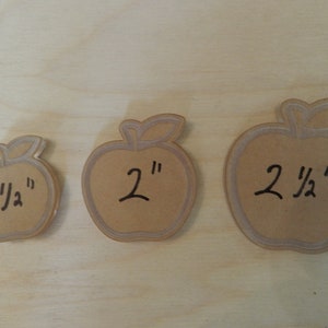1 1/2, 2 or 2 1/2 Etched Apple Silicone Mold for Resin and Epoxy. 1/4 ...