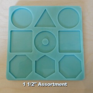 Geometric Assortment Silicone Mold for Resin and Epoxy. Sized for Use ...