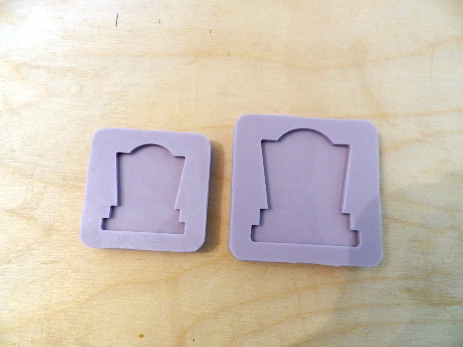 Tombstone Silhouette Silicone Mold for Resin and Epoxy. Sized | Etsy