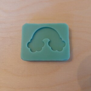 2 Rainbow Silhouette Silicone Mold for Resin and Epoxy. Sized for Use ...