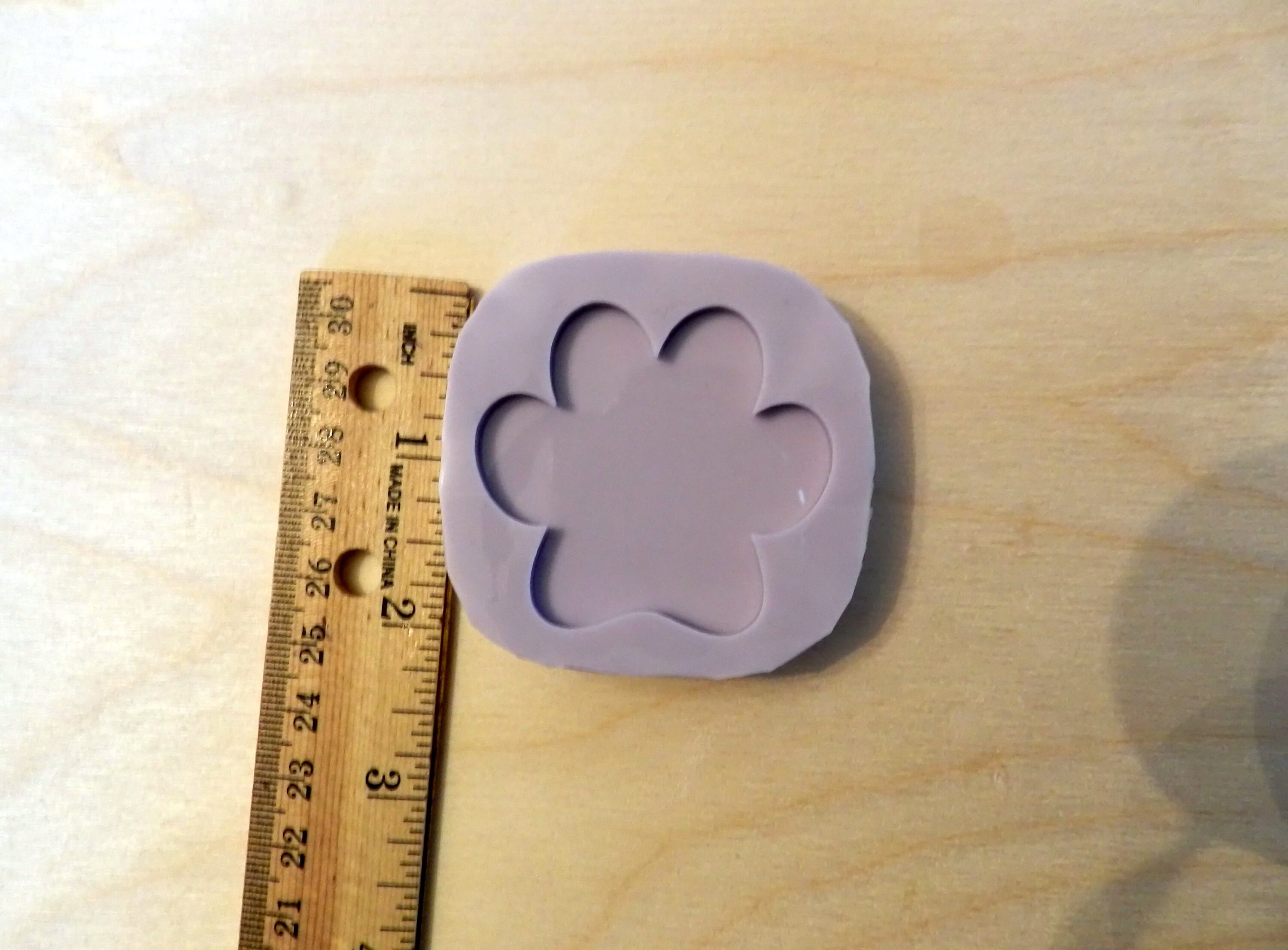 Paw Print Silicone Mold for Resin and Epoxy. Sized for use on | Etsy