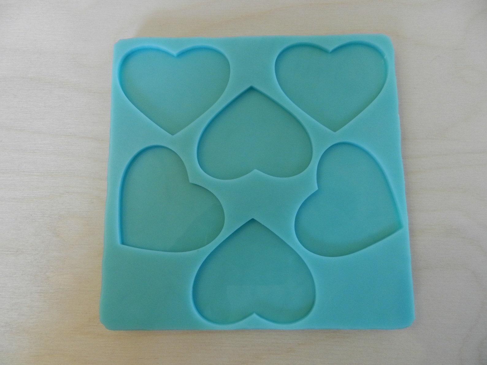 Heart Silicone Mold for Resin and Epoxy. Sized for Use on - Etsy