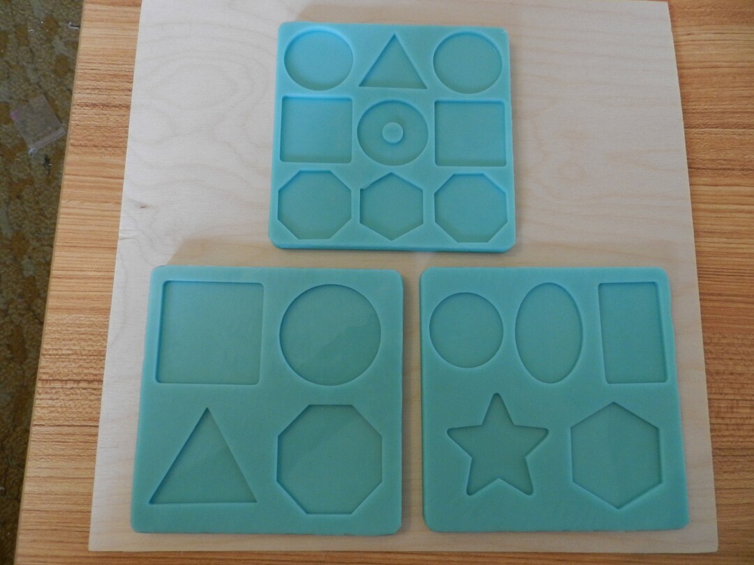 Geometric Assortment Silicone Mold for Resin and Epoxy. Sized for Use ...