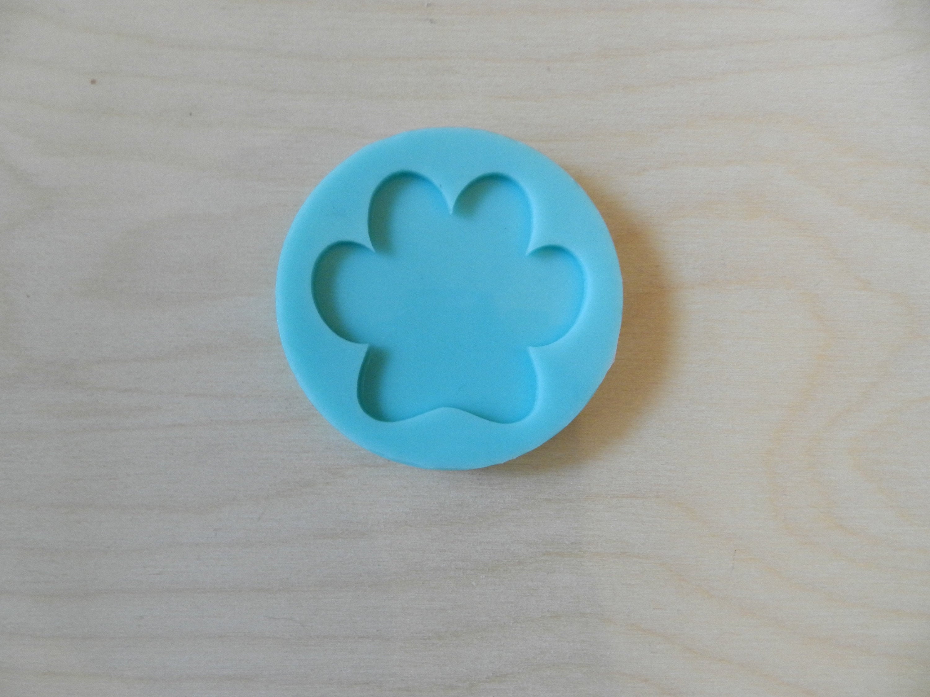 Paw Print Silicone Mold for Resin and Epoxy. Sized for use on | Etsy