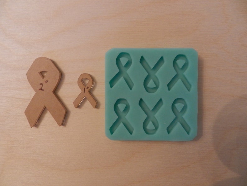 Awareness Ribbon Silicone Mold for Resin and Epoxy. Sized for - Etsy