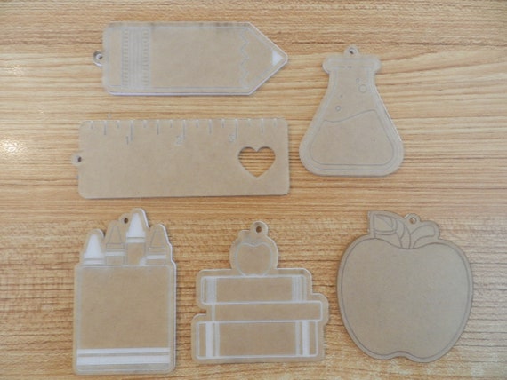 Molds School Theme 1/8 Deep Silicone Molds for Resin and | Etsy