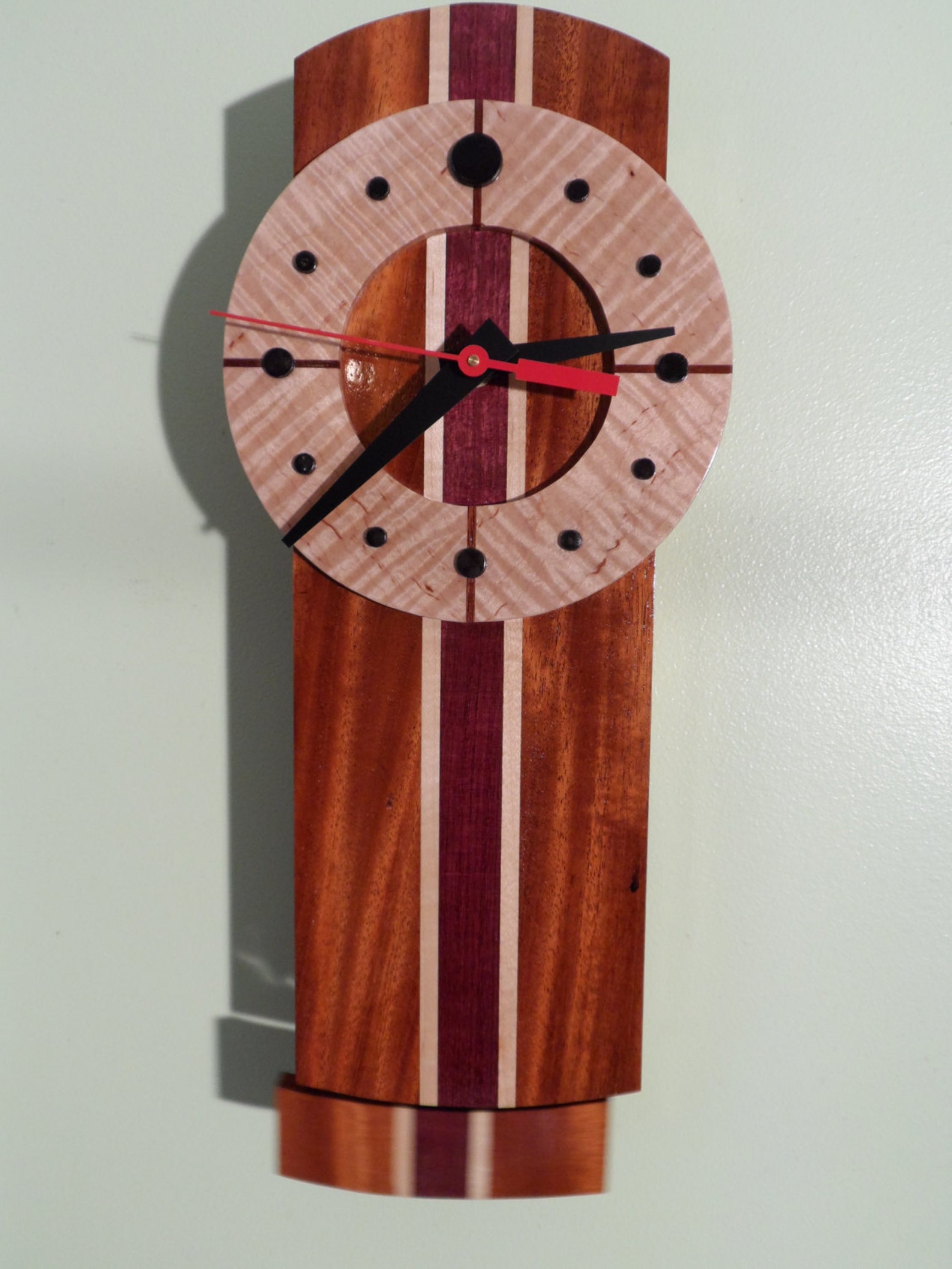Wooden Pendulum Clock - Etsy