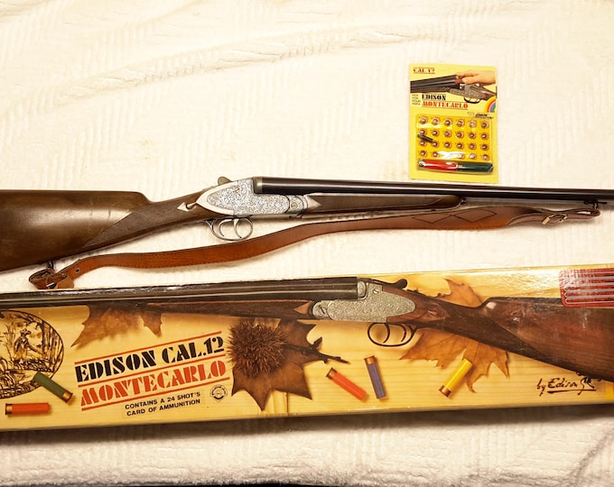 Edison Monte Carlo Double Barrel Toy Cap Gun - Etsy