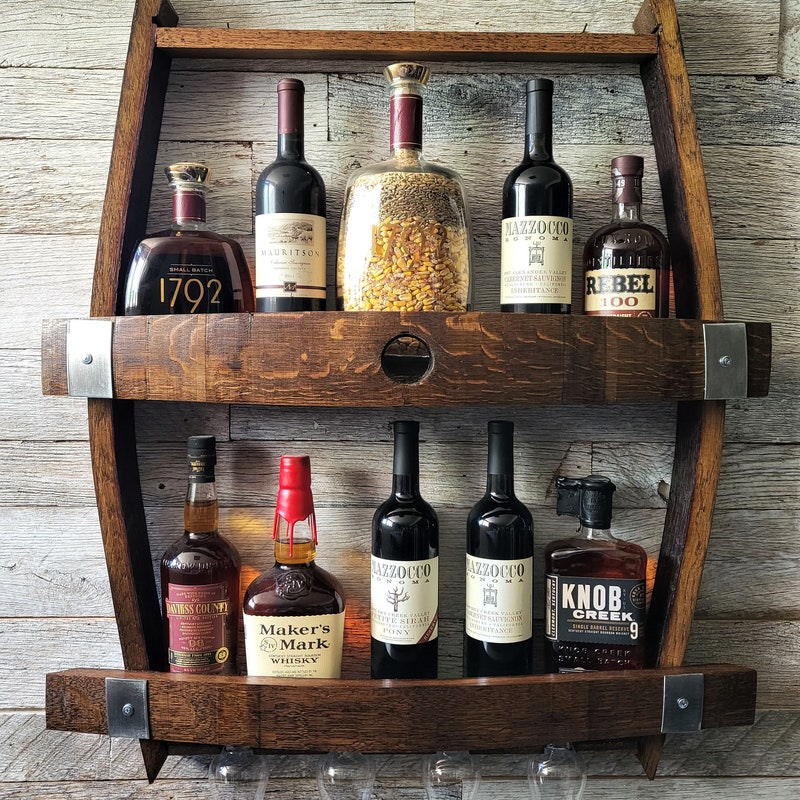 Rustic Glasses Cabinet - Etsy