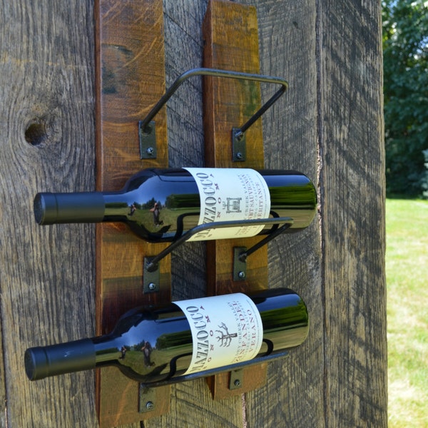 Rustic Wine Rack - Etsy