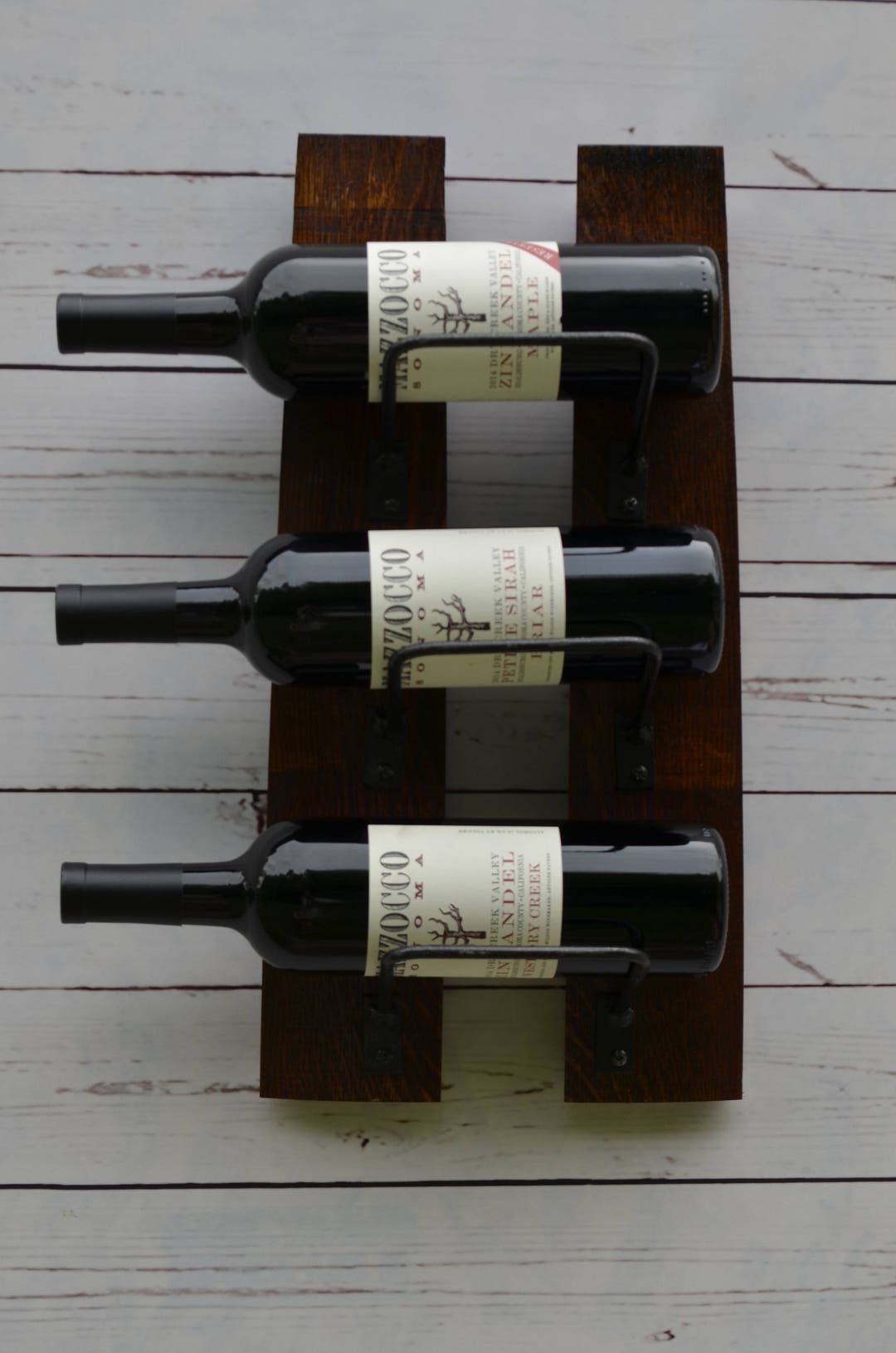 Wine Rack Mini, 3 Bottle Wine Rack Made From Reclaimed Wood Wine - Etsy