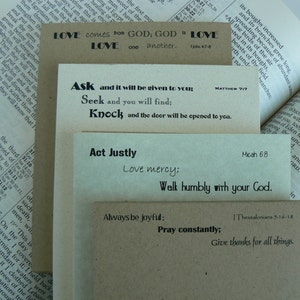 Scripture Notepads NC Bible Verse Kraft Graduation Subway I - Etsy