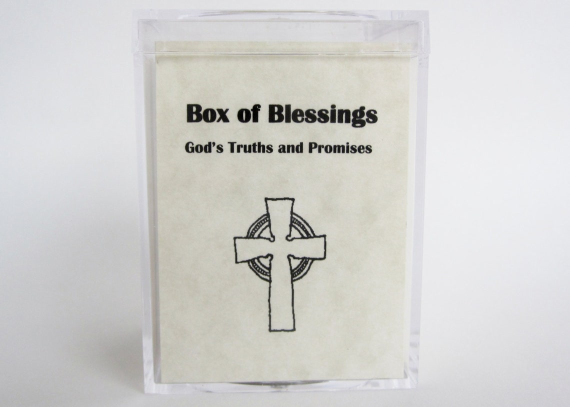 Bible Verse Box of Blessings Cards Scripture Gift Masculine - Etsy