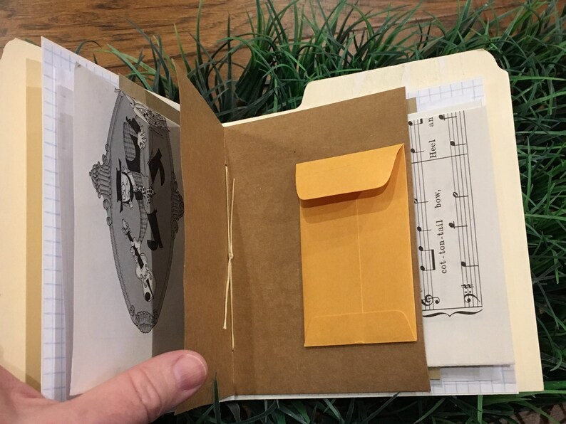 File Folder Journals Smash Books Art Junk Journaling Blank | Etsy