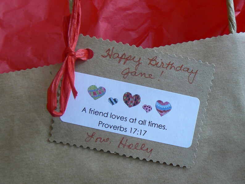 120 Scripture Labels Stickies 30 Designs and Verses | Etsy