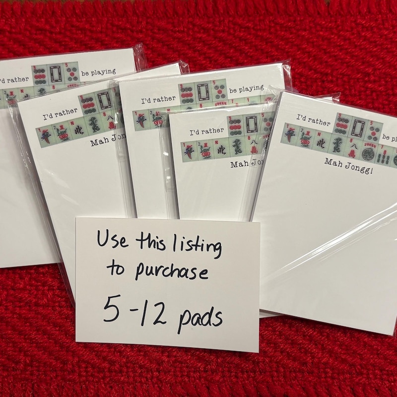 Mah Jong Players Cards - Etsy