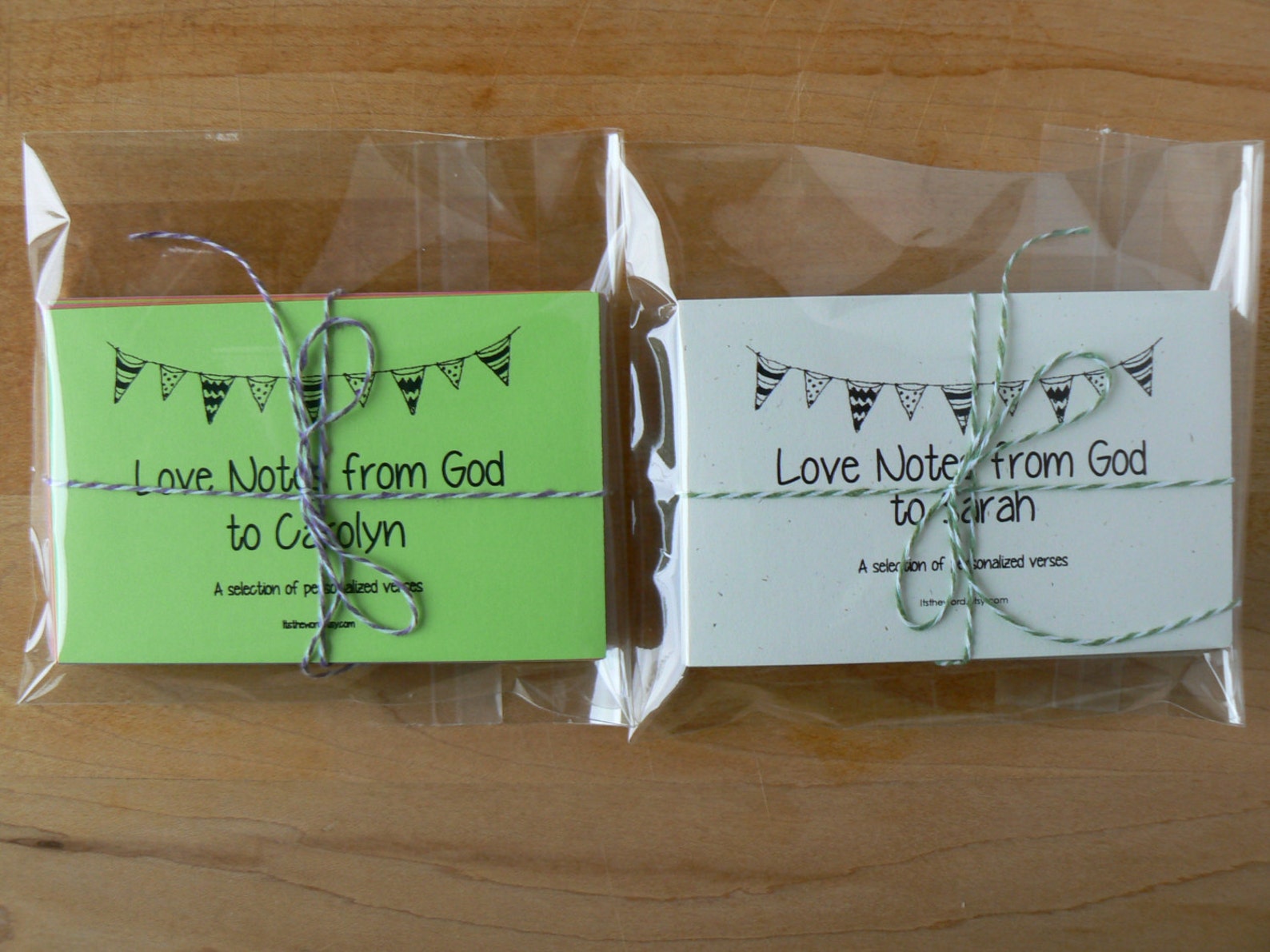 Personalized Scripture Bible Verse Cards Love Notes From God Christian ...