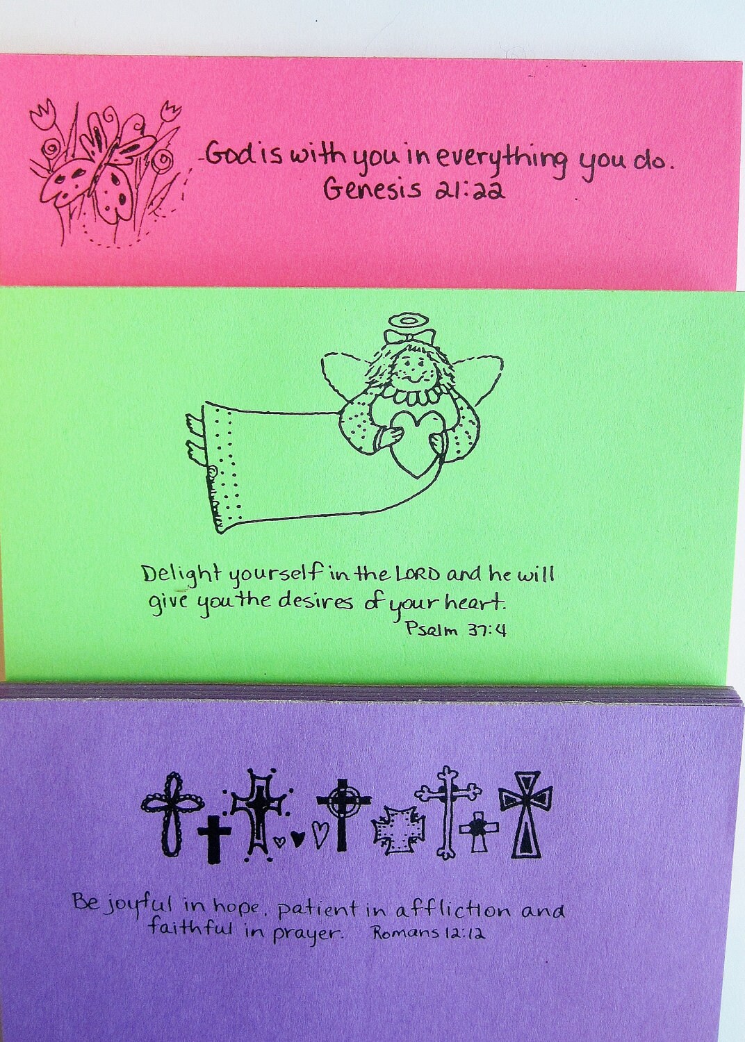 Scripture Notepads D Bible Verses Christian Psalms Proverbs - Etsy