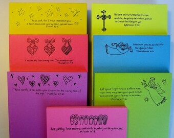 Bible Verse Sticky Notes - Etsy