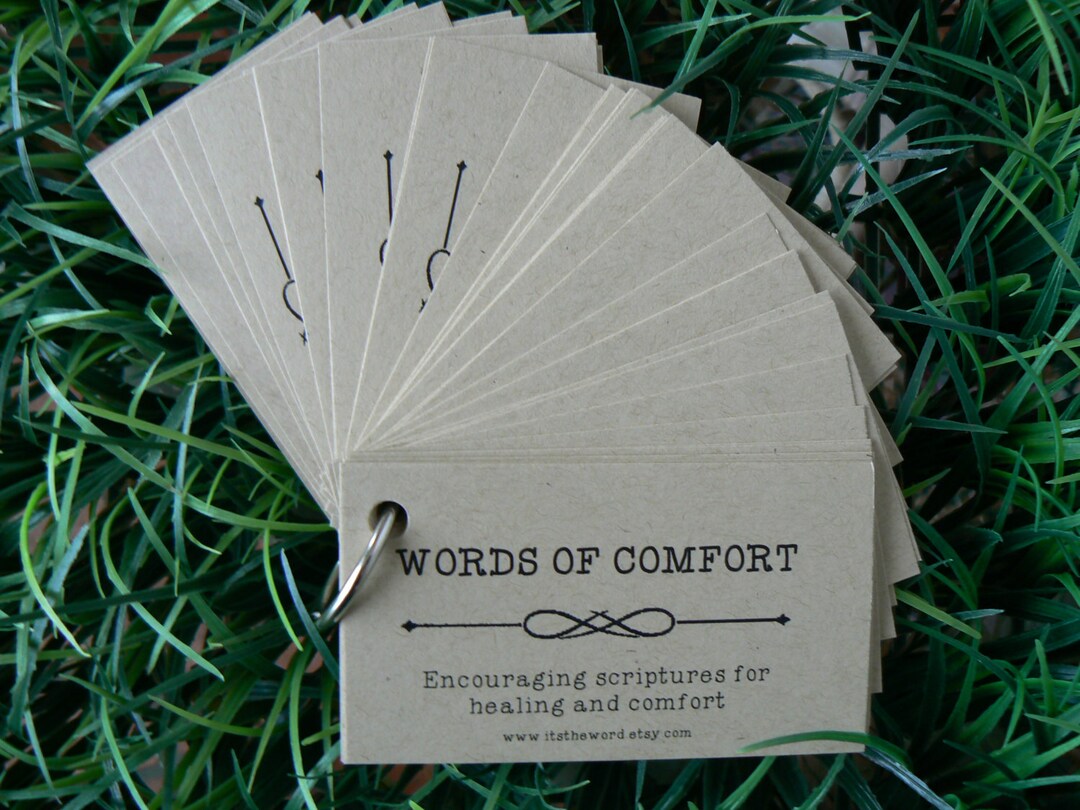 Words of Comfort Encouragement Verses Scripture Healing Difficult Times ...
