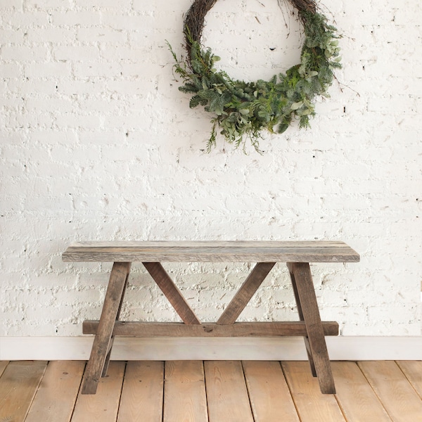 Barn Wood Bench - Etsy