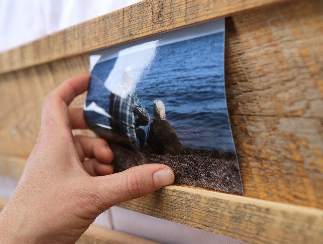 Quick Switch Photo Display Frame Made From Reclaimed Wood, Easy to ...